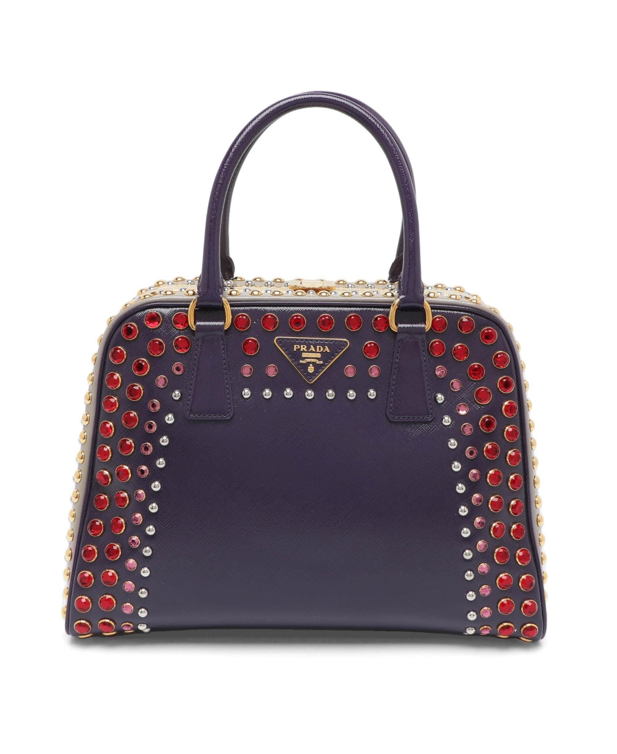 Click here for Pre-Owned Prada Womens Crystal and Stud Embellishe... prices