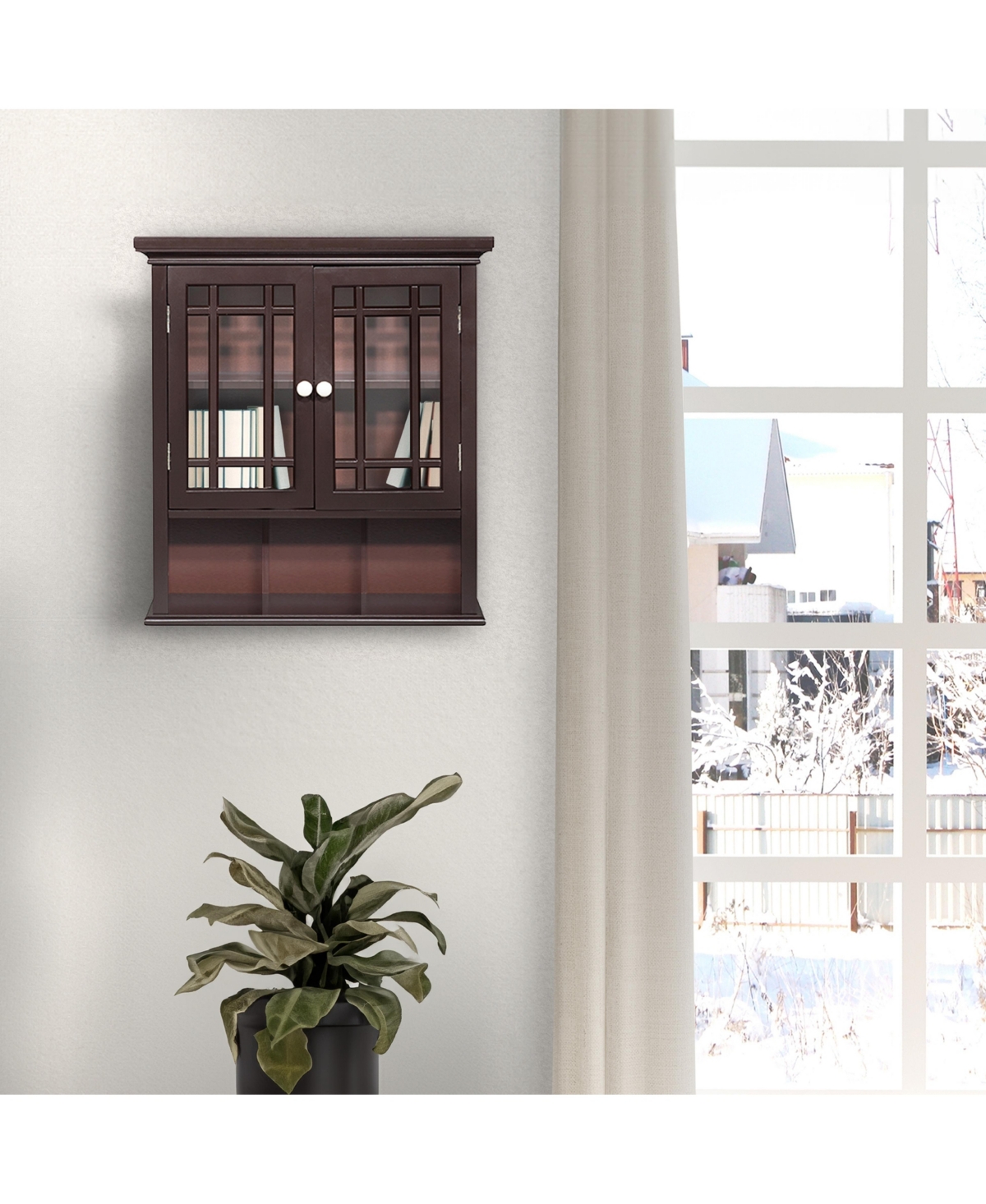 Click here for Teamson Home Neal Removable Wall Cabinet with 2 Do... prices