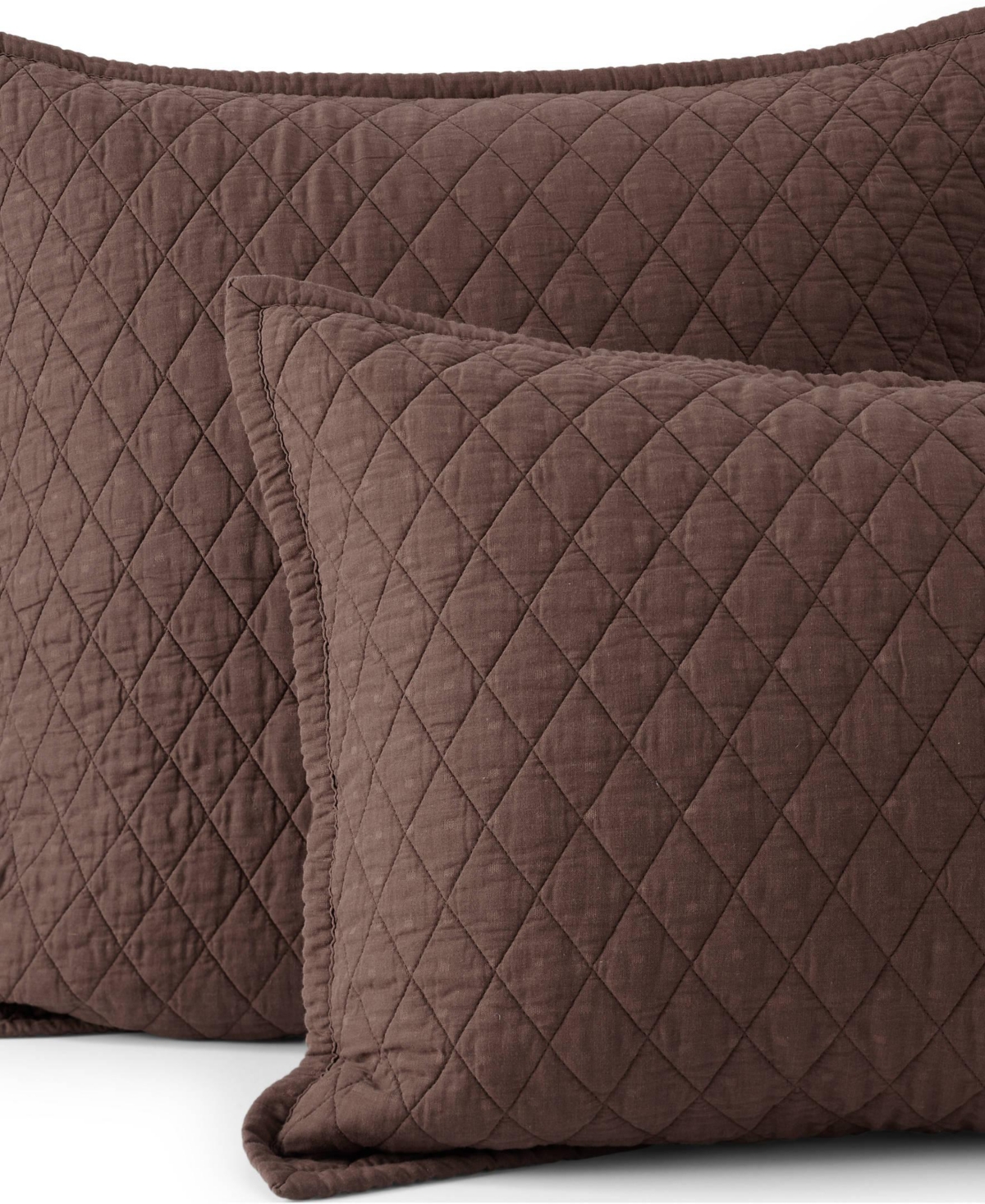 Click here for Lands End Solid Diamond Double Voile Pillow Sham -... prices