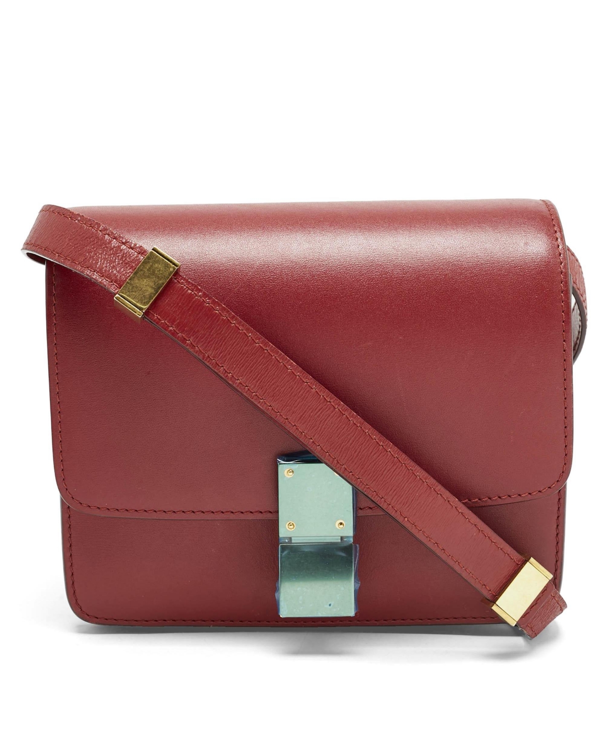 Click here for Pre-Owned Celine Womens Leather Shoulder Bag - Red prices