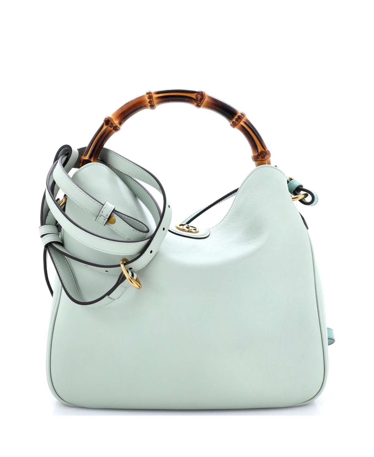 Click here for Pre-Owned Gucci Medium Diana Nm Bamboo Shoulder Ba... prices