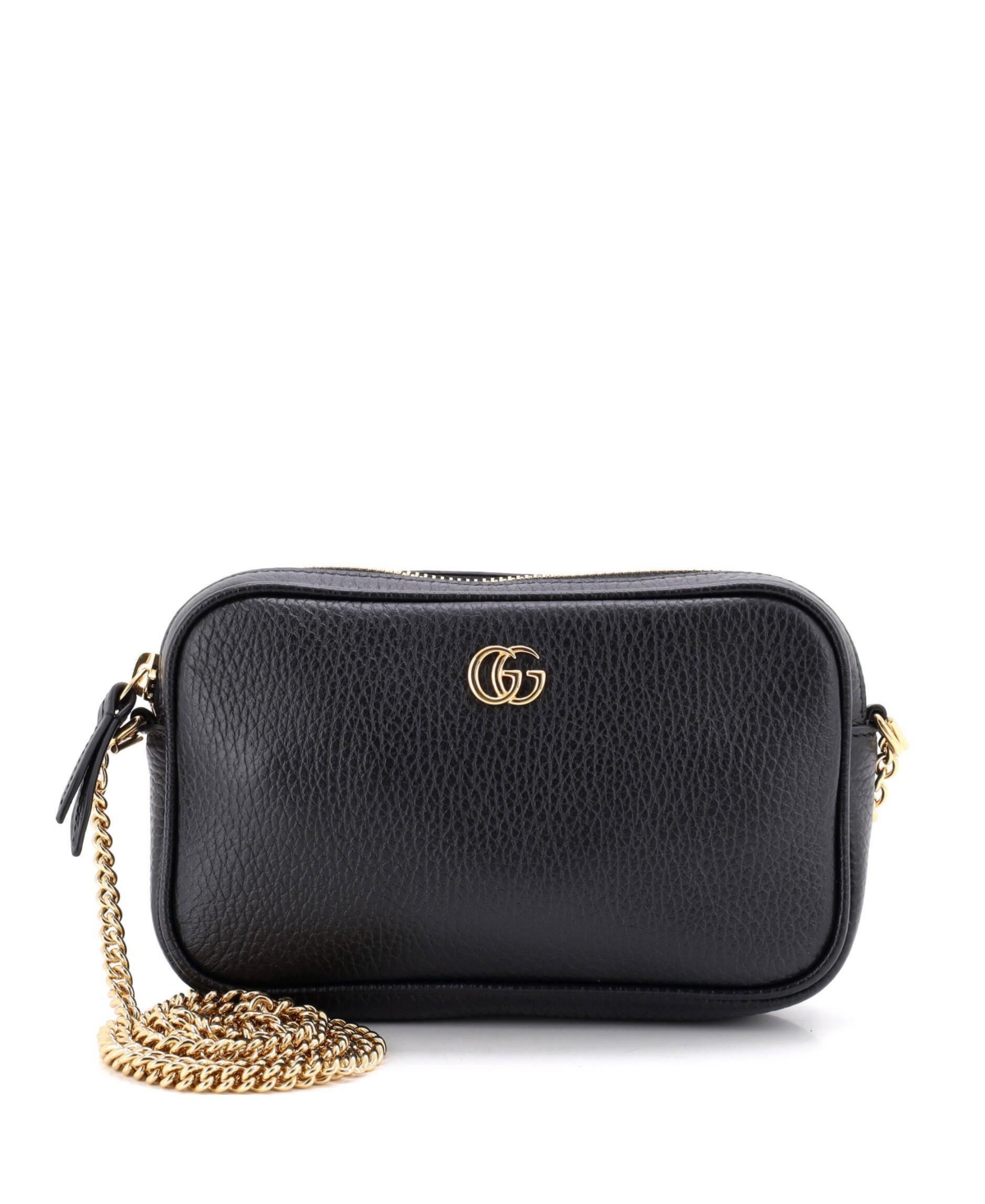 Click here for Pre-Owned Gucci Mini Gg Marmont Crossbody Bag Leat... prices