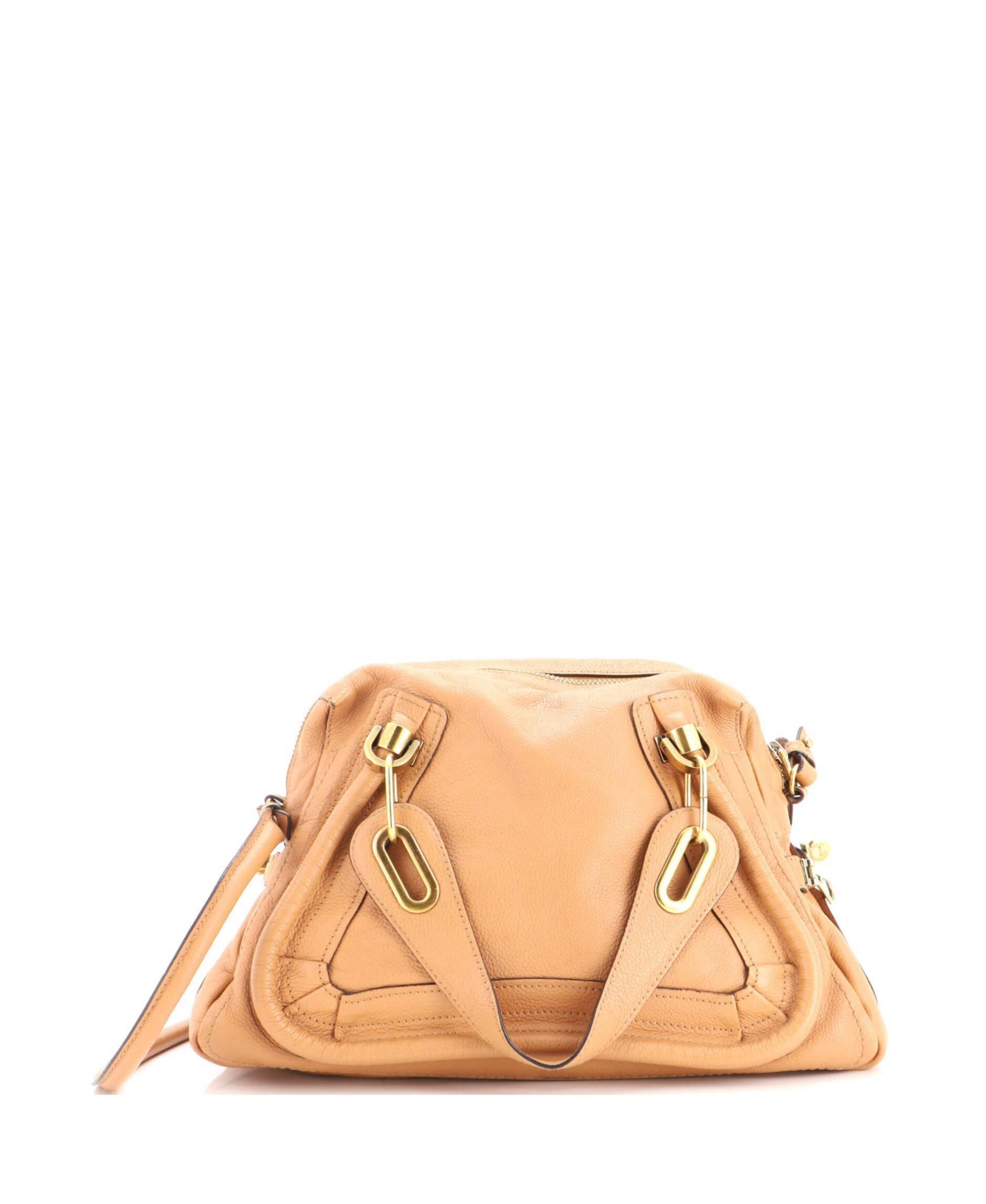 Click here for Pre-Owned Chloe Medium Paraty Top Handle Bag Leath... prices