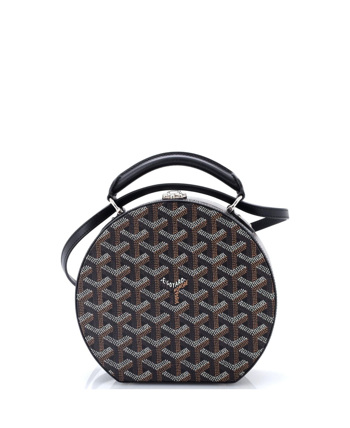 Click here for Pre-Owned Goyard Alto Hatbox Bag Coated Canvas - B... prices