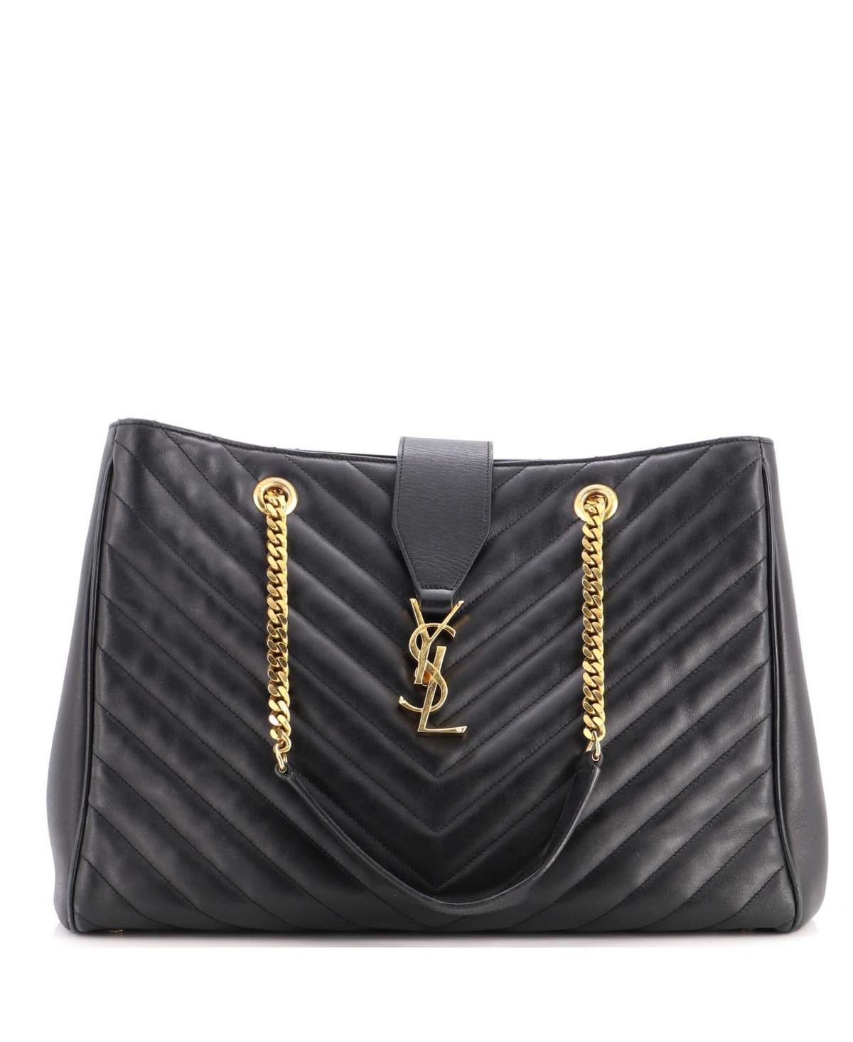 Click here for Pre-Owned Saint Laurent Large Classic Monogram Sho... prices