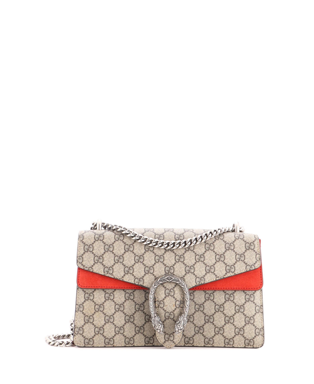 Click here for Pre-Owned Gucci Small Dionysus Bag Gg Coated Canva... prices