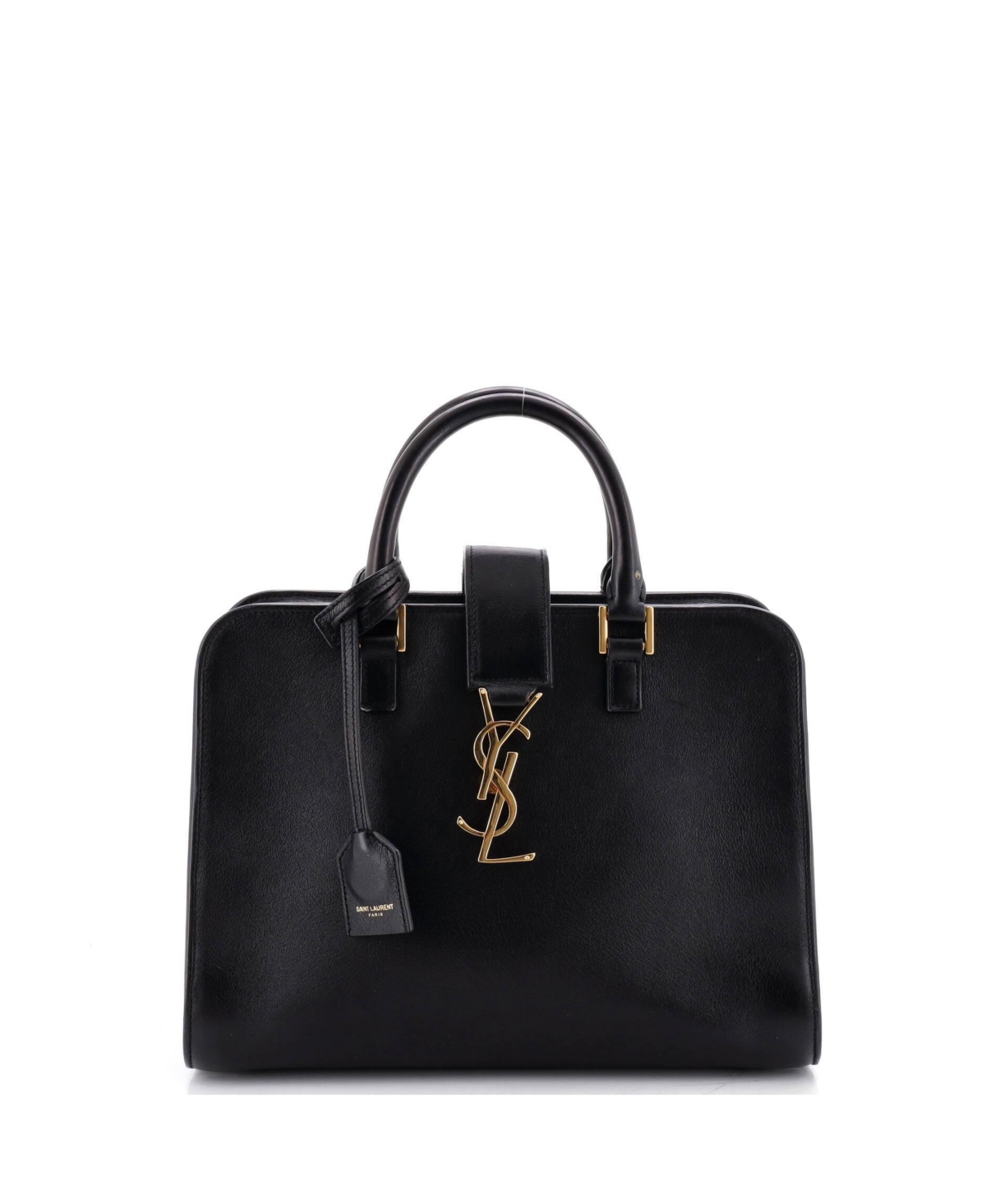 Click here for Pre-Owned Saint Laurent Baby Monogram Cabas Leathe... prices