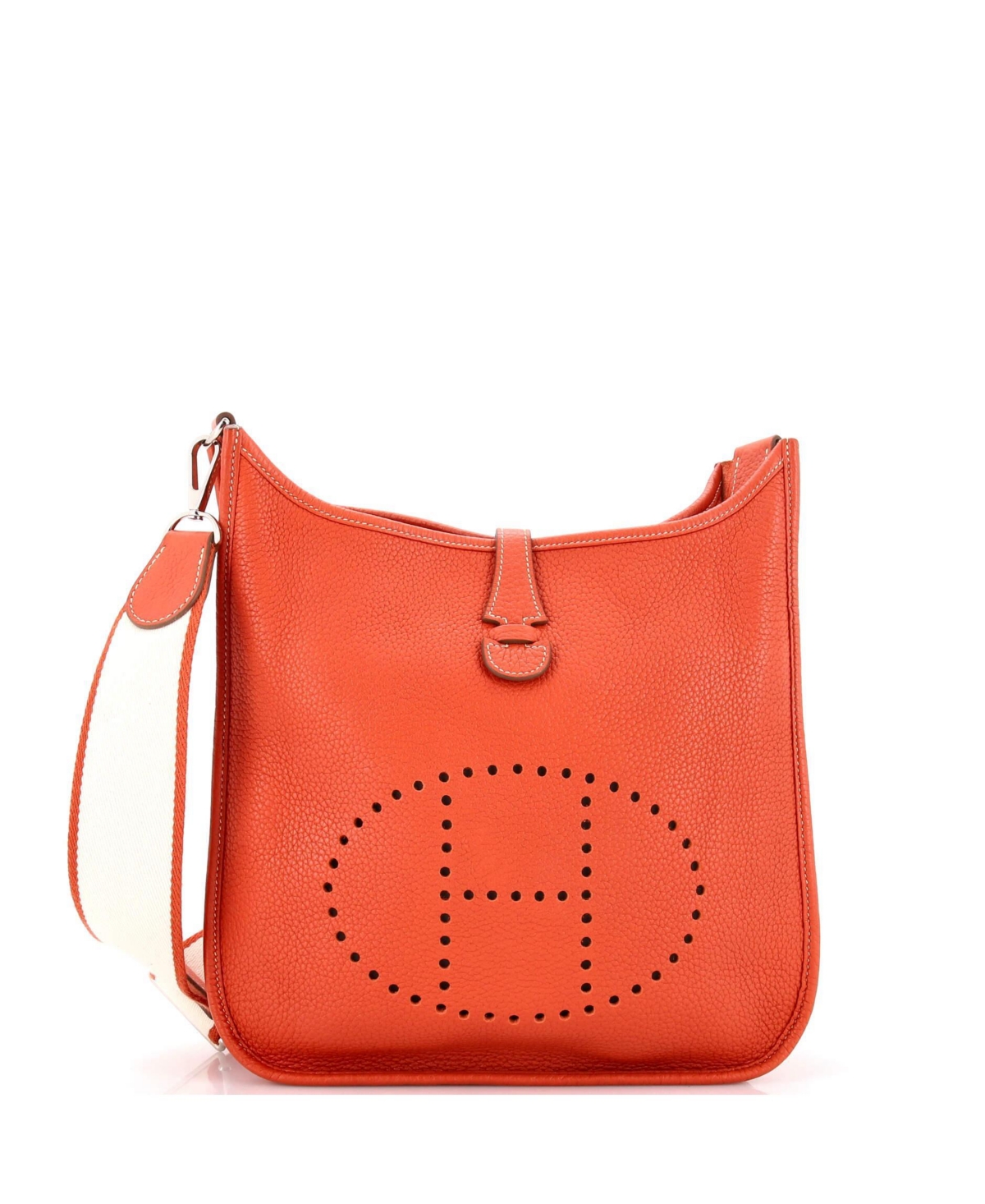 Click here for Pre-Owned Hermes Pm Evelyne Bag Gen Iii Clemence -... prices