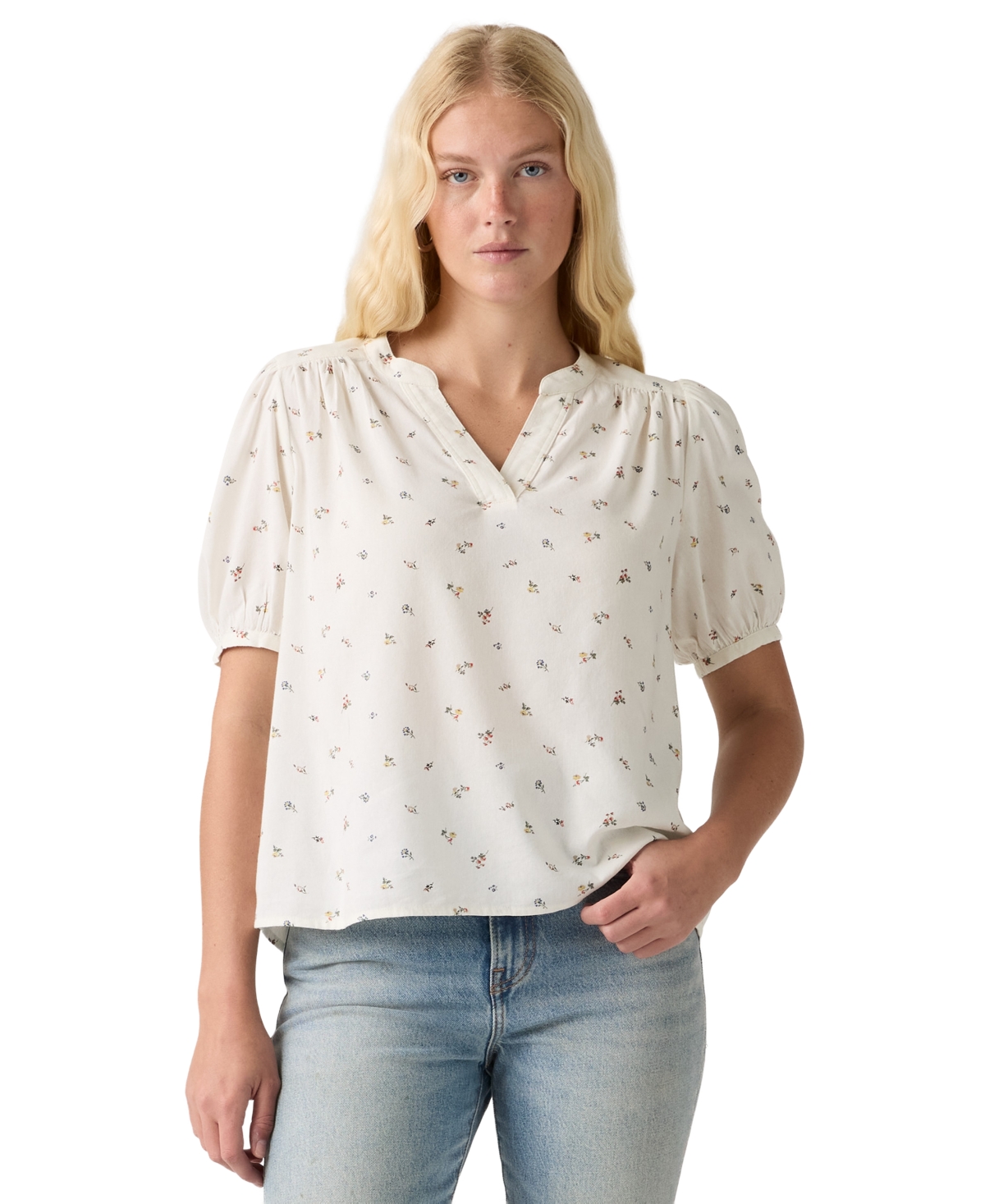 Click here for Levis Womens Amelie Cotton Poplin Blouse - Maja Di... prices