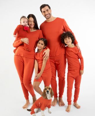 Click here for Leveret Matching Family Solid Orange Cotton Pajama... prices