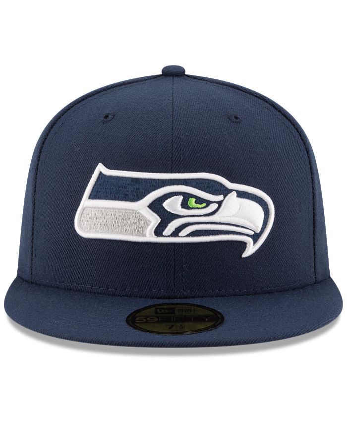 New Era Seattle Seahawks Team Basic 59FIFTY Fitted Cap - Macy's