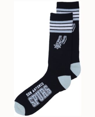 For Bare Feet Men's Men's San Antonio Spurs Deuce Crew 504 Socks - Macy's