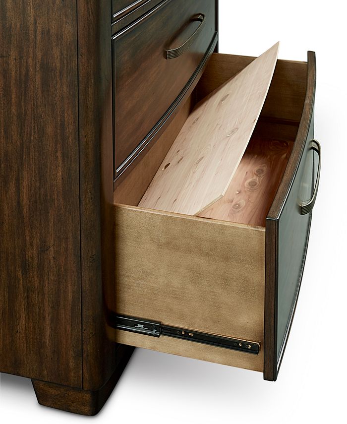 Furniture Closeout! Fairbanks 5 Drawer Chest with Hidden Storage Drawer ...