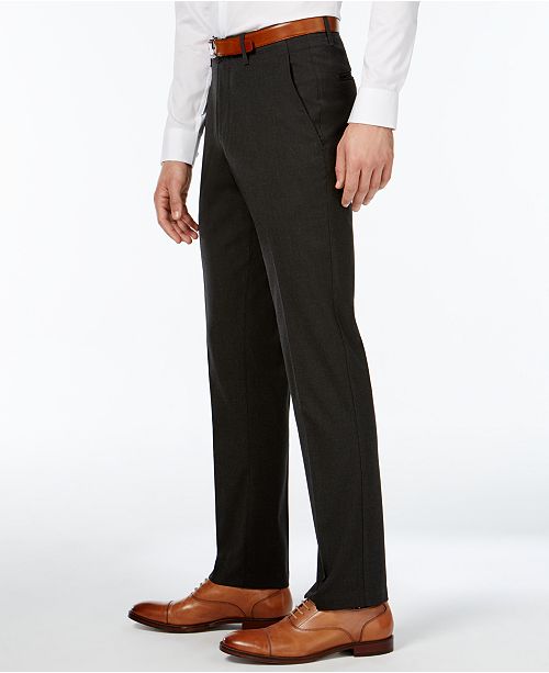 Kenneth Cole Reaction Men's Stretch Athleisure Slim-Fit Dress Pants ...