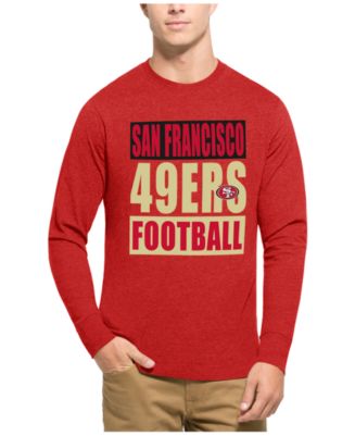 '47 Brand Men's San Francisco 49ers Compton Club Long-Sleeve T-Shirt ...