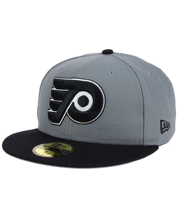 New Era Philadelphia Flyers Gray Black 59FIFTY Cap - Macy's