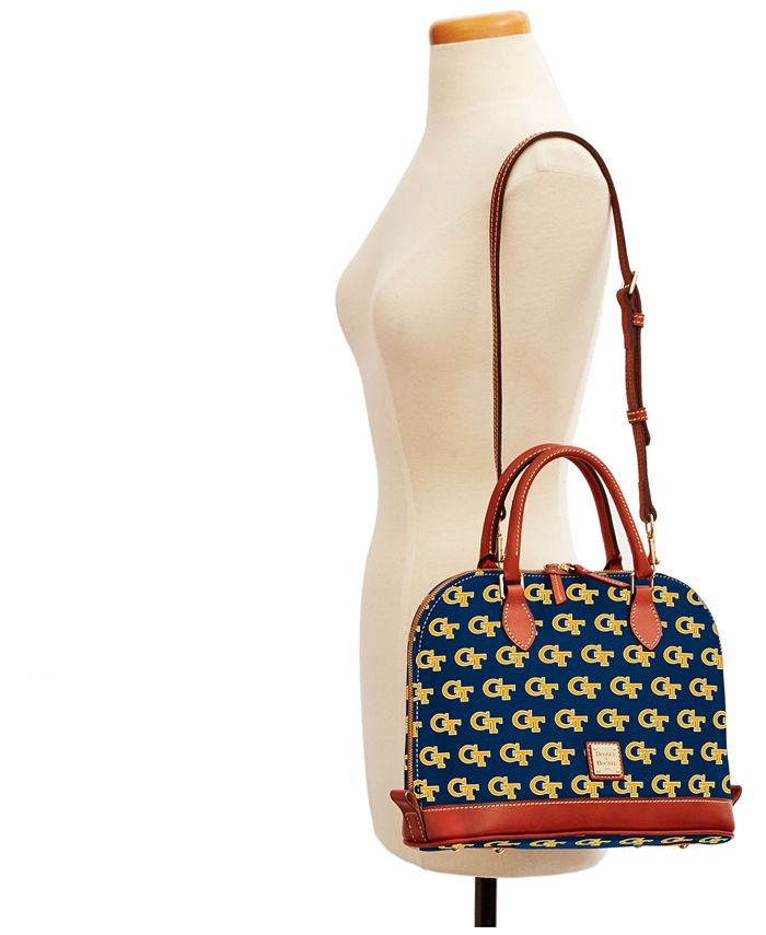 Dooney & Bourke Georgia Tech Yellow Jackets Zip Zip Satchel - Macy's
