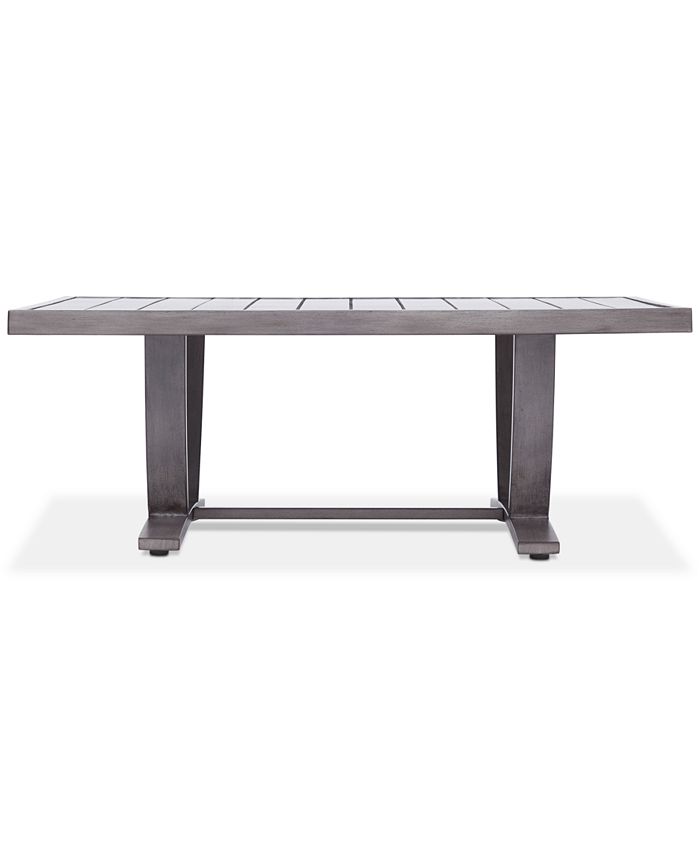 Agio CLOSEOUT! Tara Aluminum Outdoor Rectangle Coffee Table, Created ...