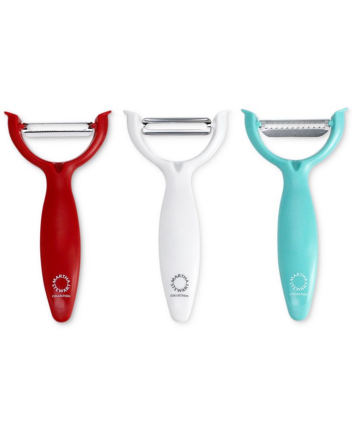 Martha Stewart Collection 3-Pc. Snap Fit Peeler Set, Created for Macy's ...