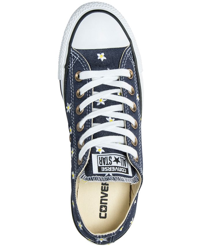 Converse Women's Chuck Taylor Ox Daisy Print Casual Sneakers from ...