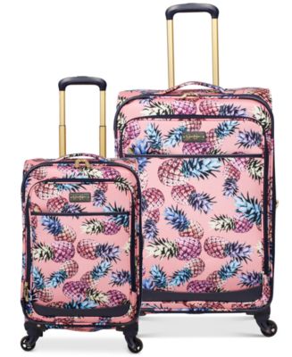 Jessica Simpson Pineapple Luggage Collection - Macy's