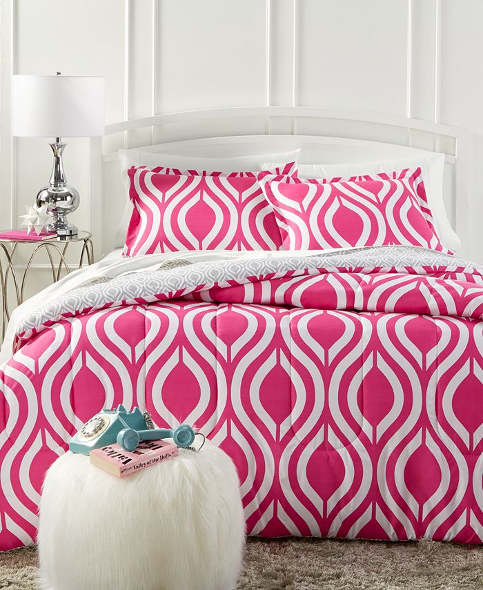 Ellison First Asia Maddox Reversible 3-Piece Full/Queen Comforter Set ...