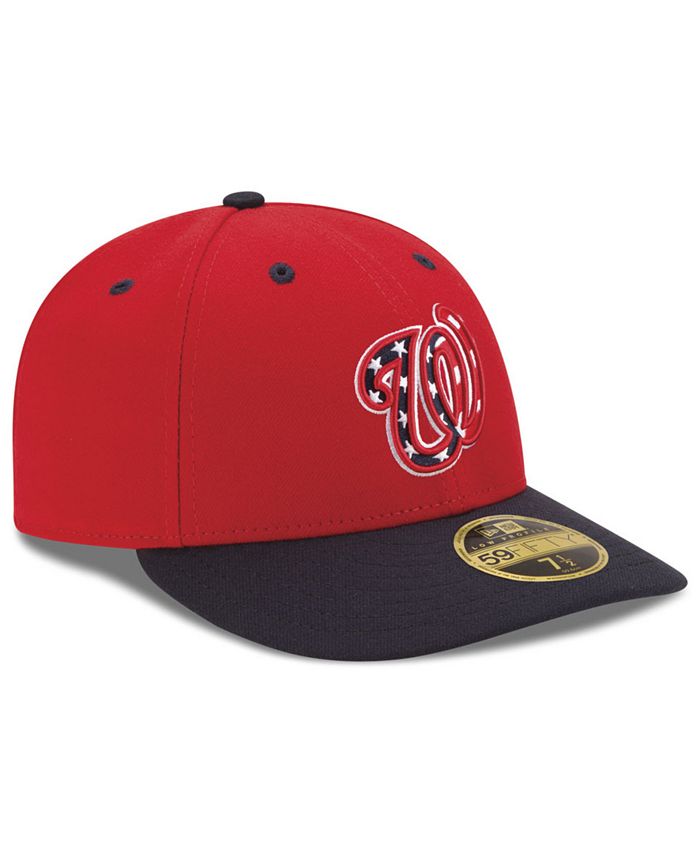 New Era Washington Nationals Low Profile AC Performance 59FIFTY Cap ...