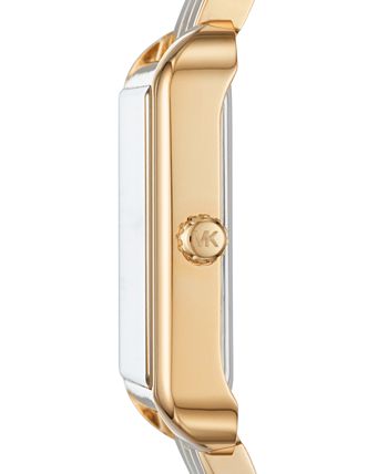 Michael Kors Women's Lake Gold-Tone Stainless Steel Bracelet Watch ...