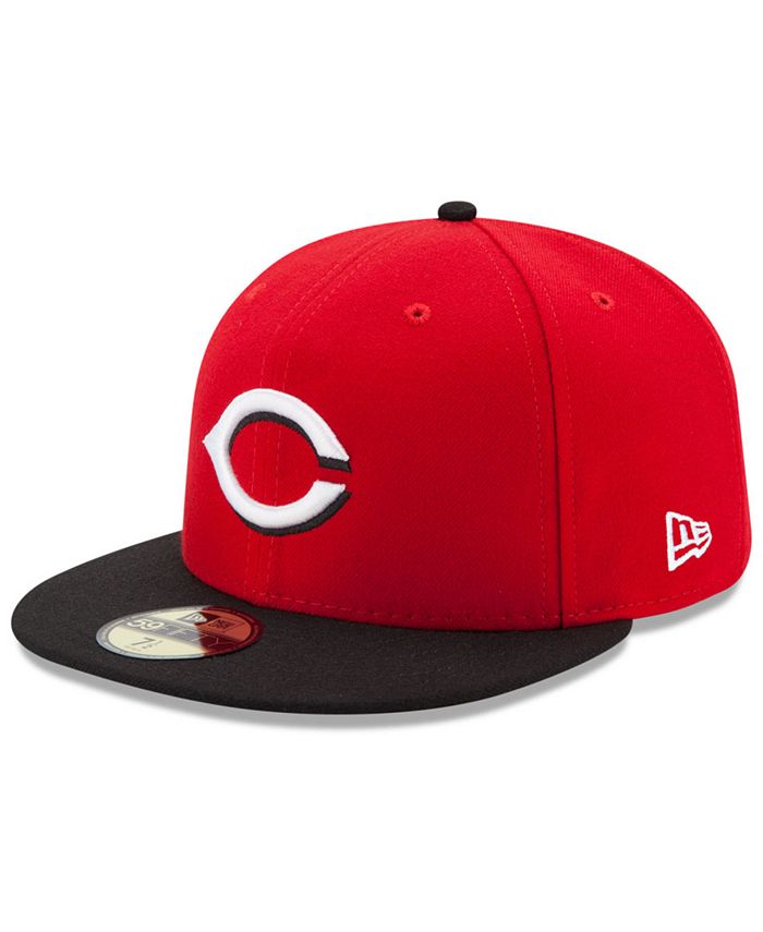 New Era Cincinnati Reds Authentic Collection 59FIFTY Fitted Cap - Macy's
