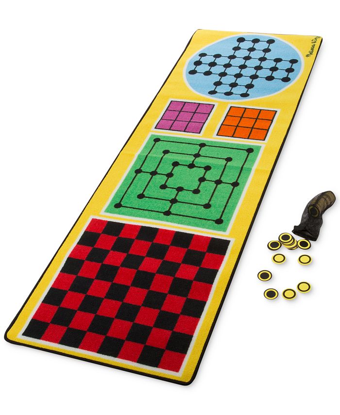 Melissa and Doug Melissa & Doug 4-in-1 Game Rug Playmat - Macy's