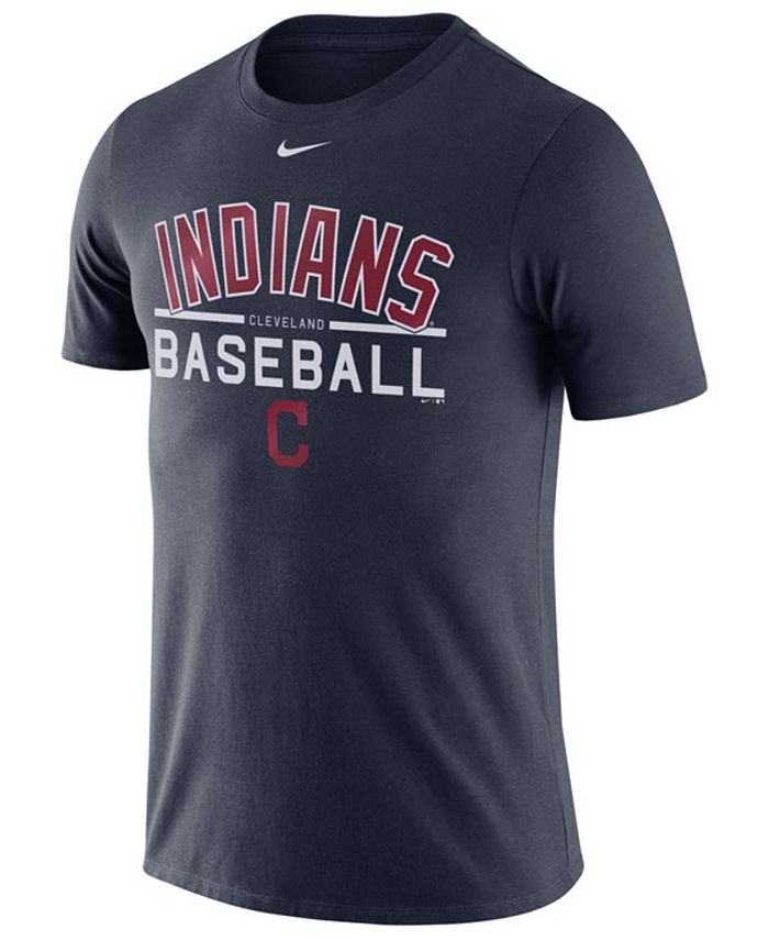 Nike Men's Cleveland Indians Practice T-Shirt - Macy's