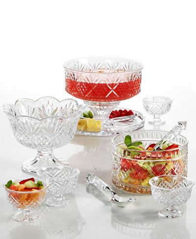 Godinger Serveware, Dublin Crystal Serveware Collection - Serveware ...