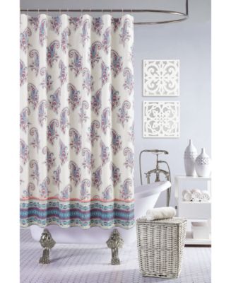 Jessica Simpson Gemma Shower Curtain, 100% Cotton - Macy's