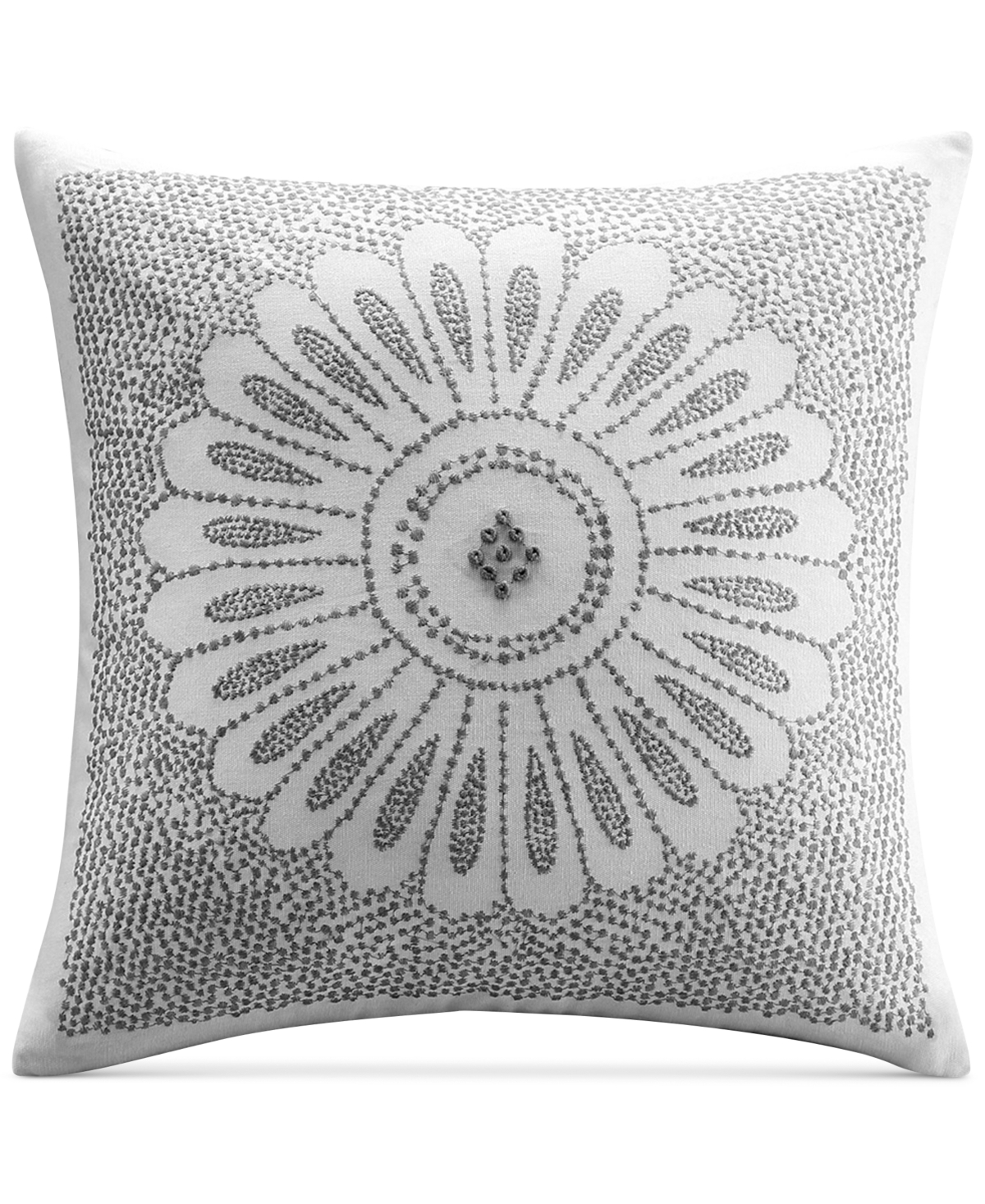 Click here for Ink+Ivy Sofia Embroidered Cotton Decorative Pillow... prices