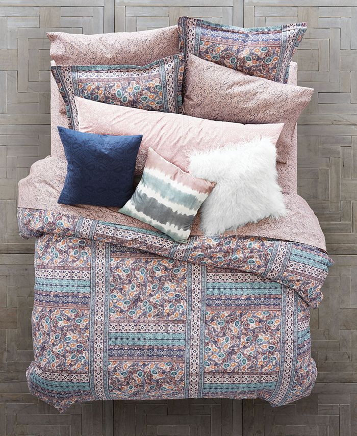 BCBGeneration Batik Floral Full/Queen Comforter Set - Macy's