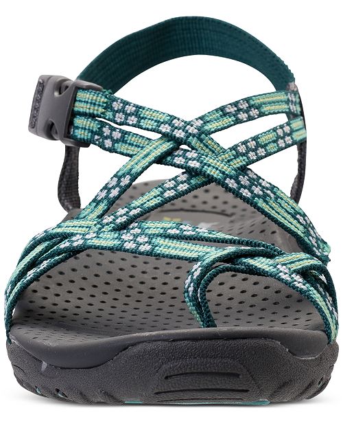 Skechers Women's Reggae Loopy Sport Sandals from Finish Line - Finish ...