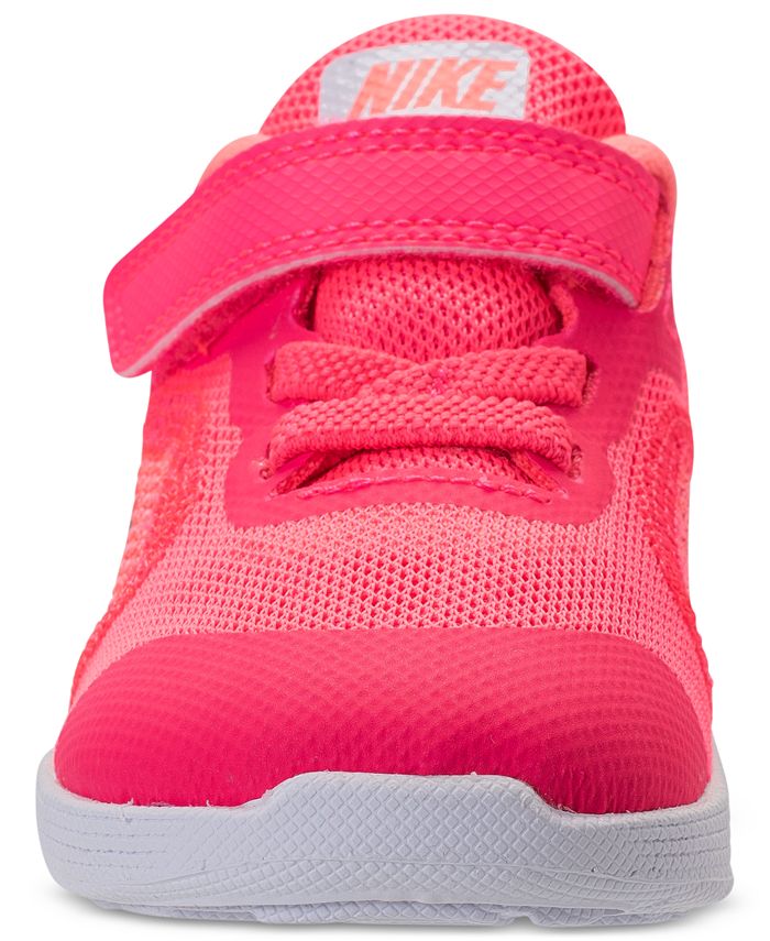 Nike Toddler Girls' Revolution 3 Stay-Put Closure Running Sneakers from ...