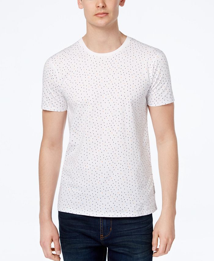 Ben Sherman Men's Slim-Fit Triangle-Print T-Shirt - Macy's