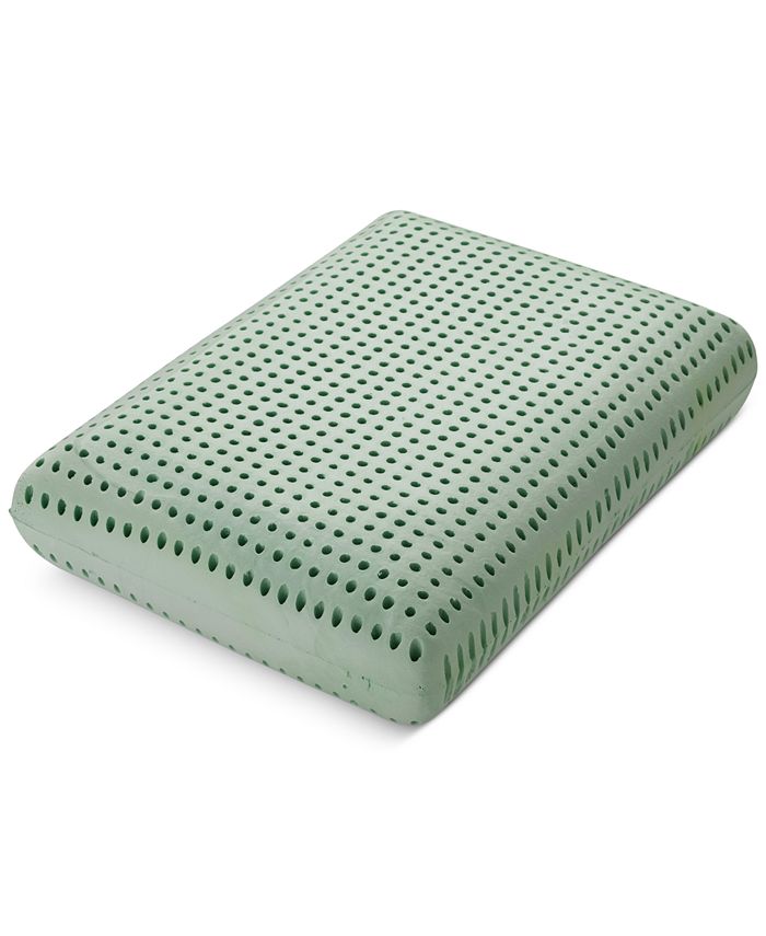 Authentic Comfort CLOSEOUT! Jumbo Green Tea Memory Foam Pillow - Macy's