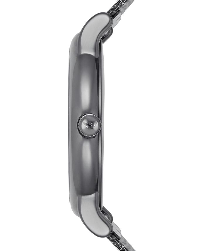 Emporio Armani Men's Luigi Stainless Steel Mesh Bracelet Watch 43mm ...