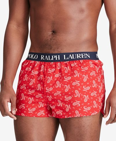 Polo Ralph Lauren Slim Fit Woven Boxers - Underwear & Undershirts - Men ...