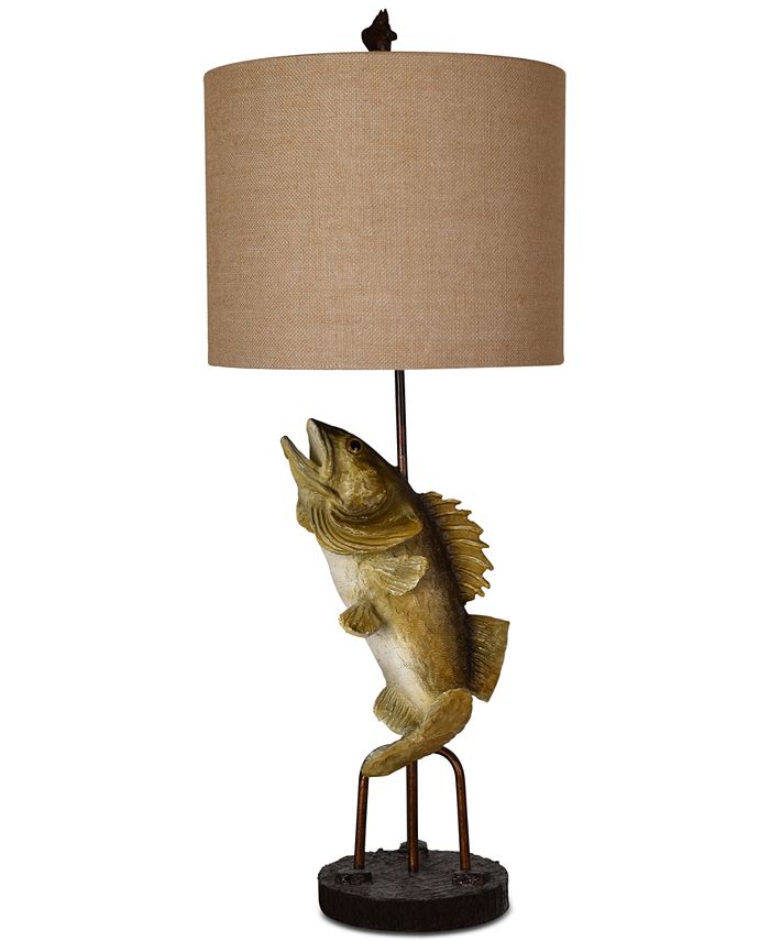 Crestview Fly Fish Table Lamp - Macy's