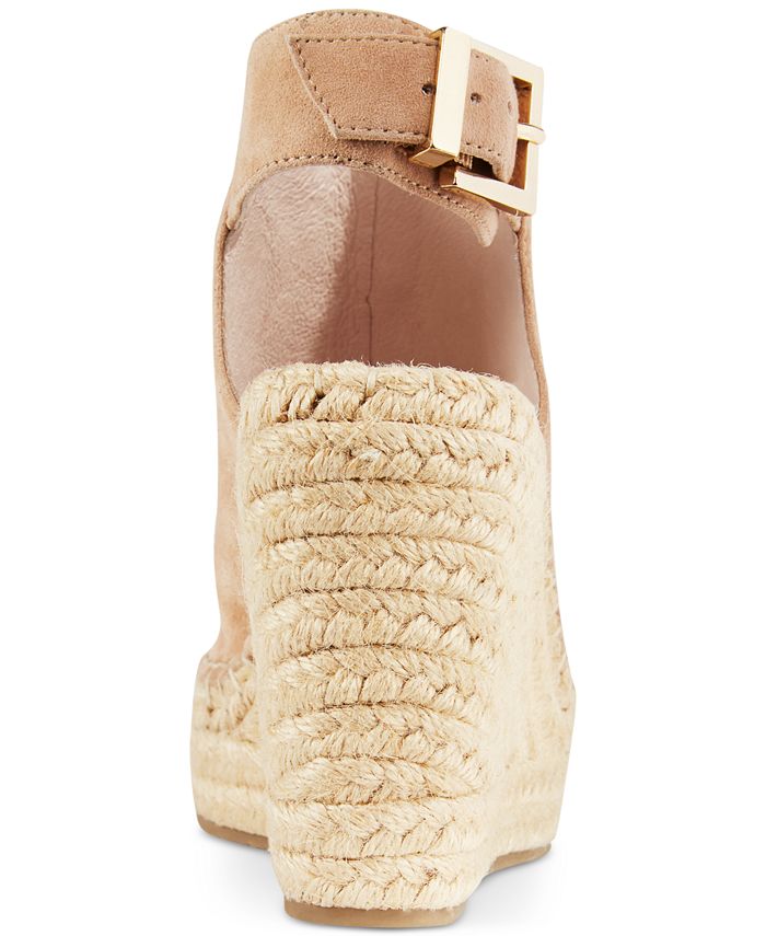 Kenneth Cole New York Women's Olivia Espadrille Peep-Toe Wedges - Macy's