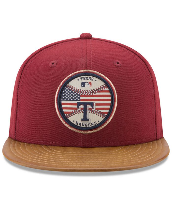 New Era Texas Rangers Leather Americana 59FIFTY Cap & Reviews - Sports ...