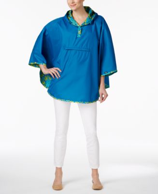 Totes Reversible Rain Poncho - Macy's