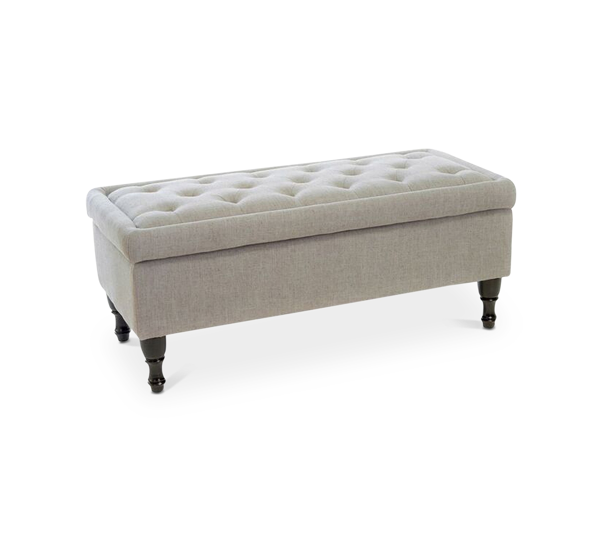 Click here for Bineta Storage Ottoman - Mixed Grey prices