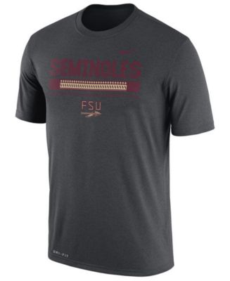 Nike Men's Florida State Seminoles Legend Staff Sideline T-Shirt - Macy's