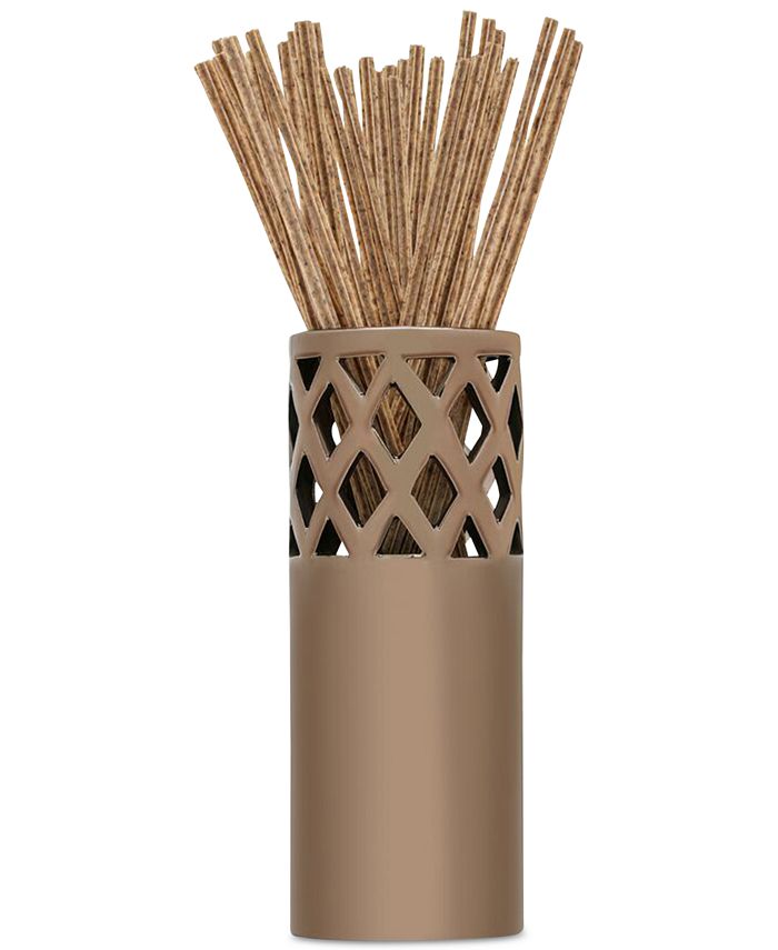 Joy Mangano Forever Fragrant 20-Count Tranquil Lavender Sticks & Vase ...