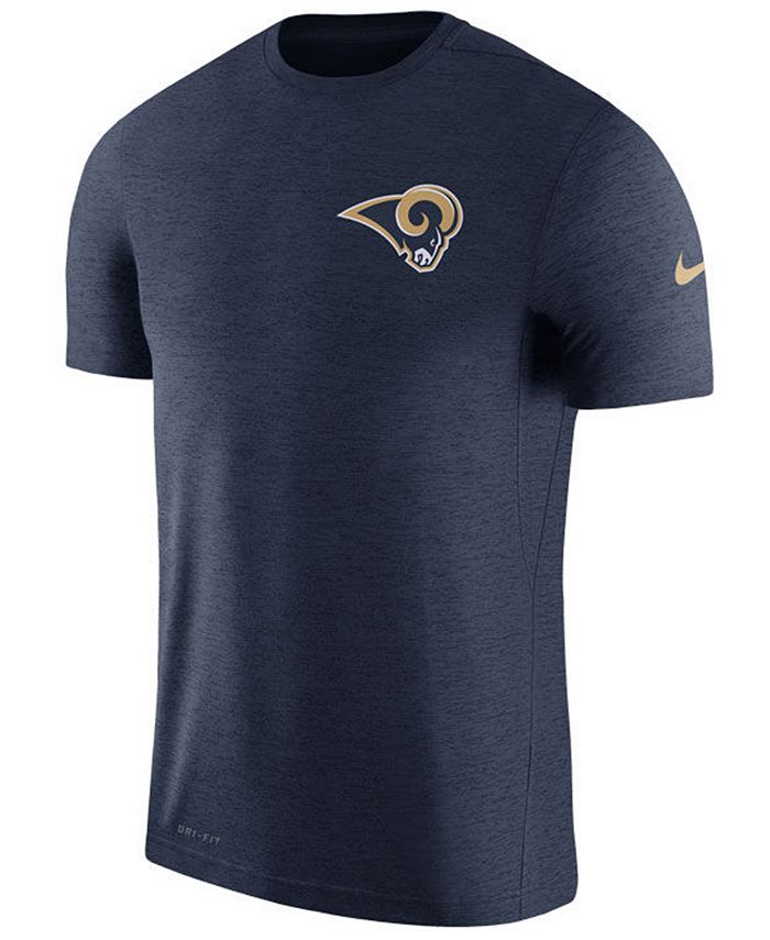 Nike Men's Los Angeles Rams Coaches T-shirt - Macy's