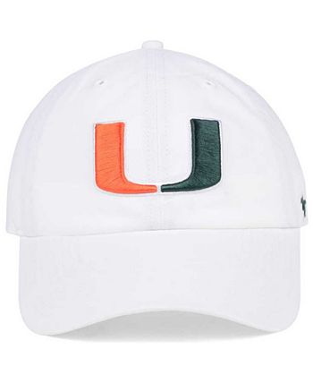 '47 Brand Miami Hurricanes CLEAN UP Cap - Macy's